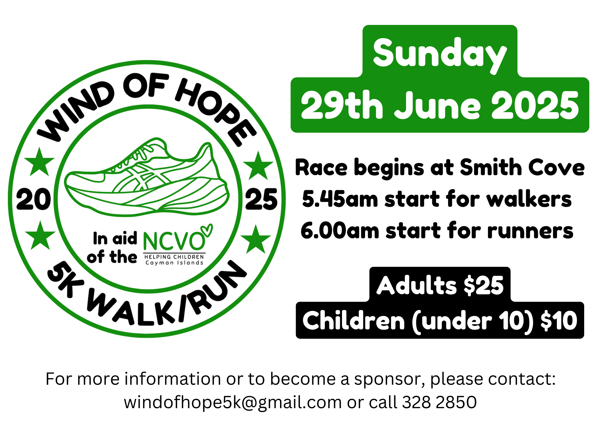 Wind of Hope 5K Run/Walk - Cayman Active - Cayman Islands Sports ...